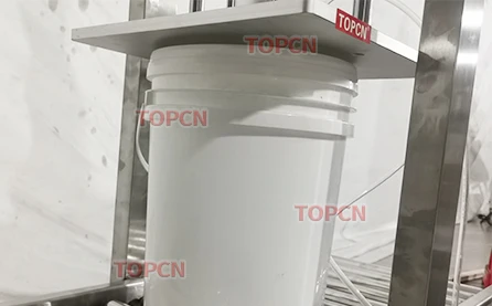 18-20 L Semi Automatic Pneumatic Barrel Plastic Paint Bucket Capping ...