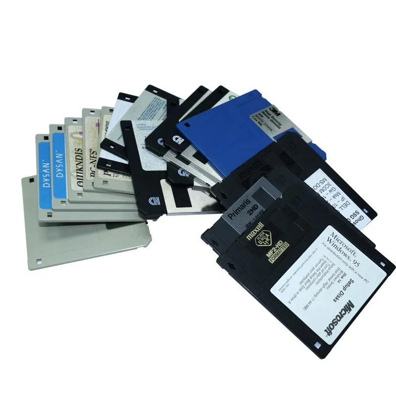 External 3.5-inch 1.44m Floppy Disk Drive for Desktop & Laptop - OEM