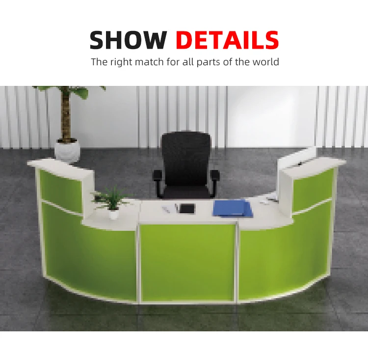 Modern Office Reception Table Design Counter Front Desk Reception Desks ...