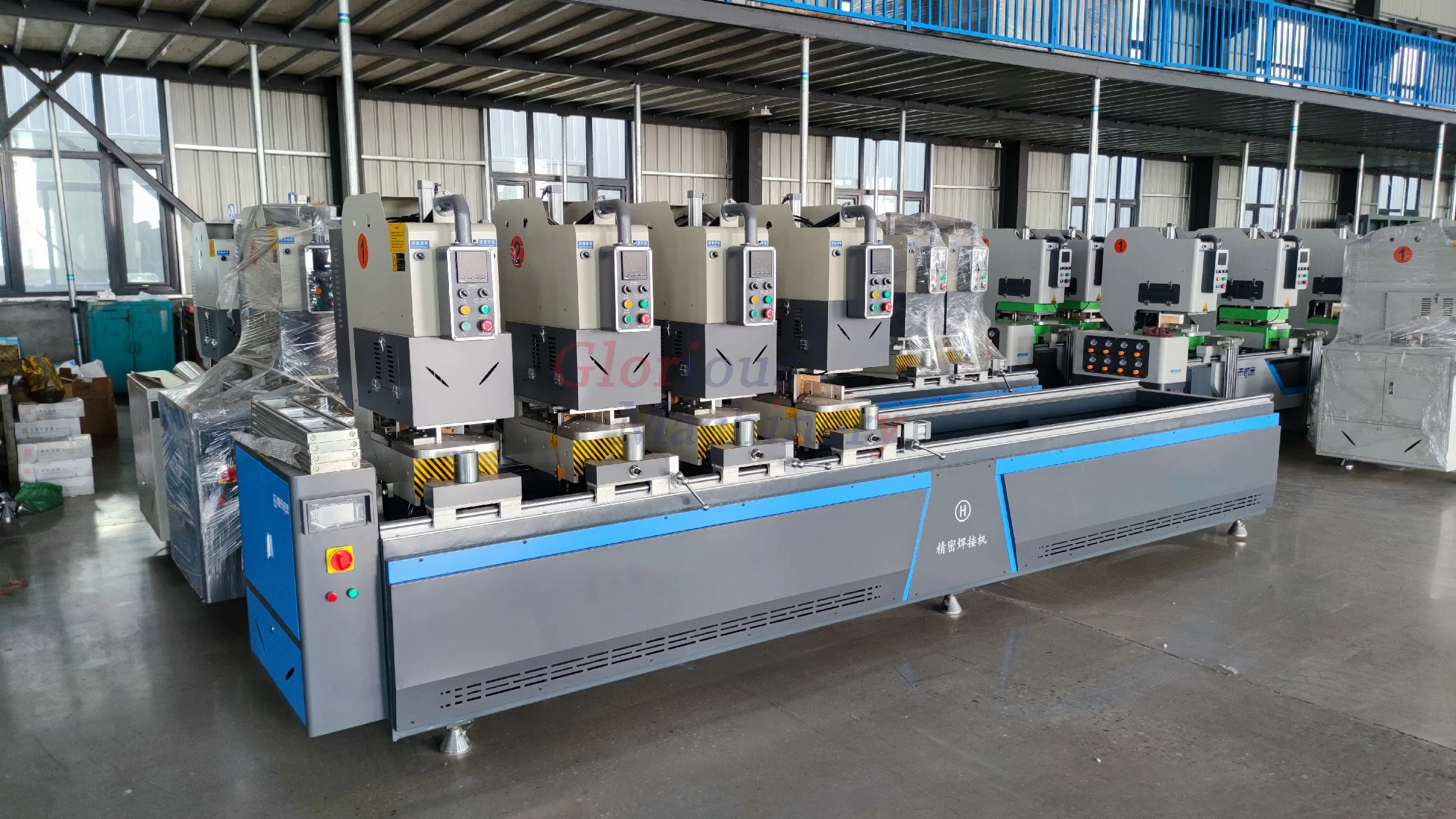 Three Pvc Window Color Profile Head Upvc Two Seamless Welding Machine ...