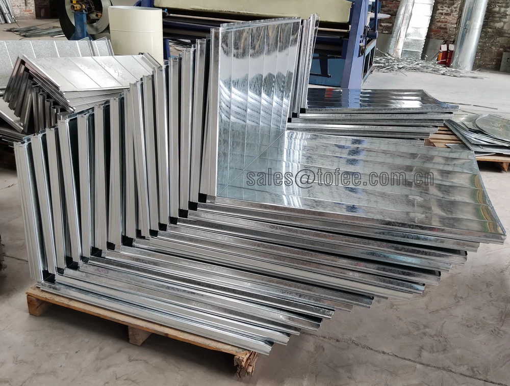 Semi Finished Rectangular GI Ducting - Iris Damper Solutions