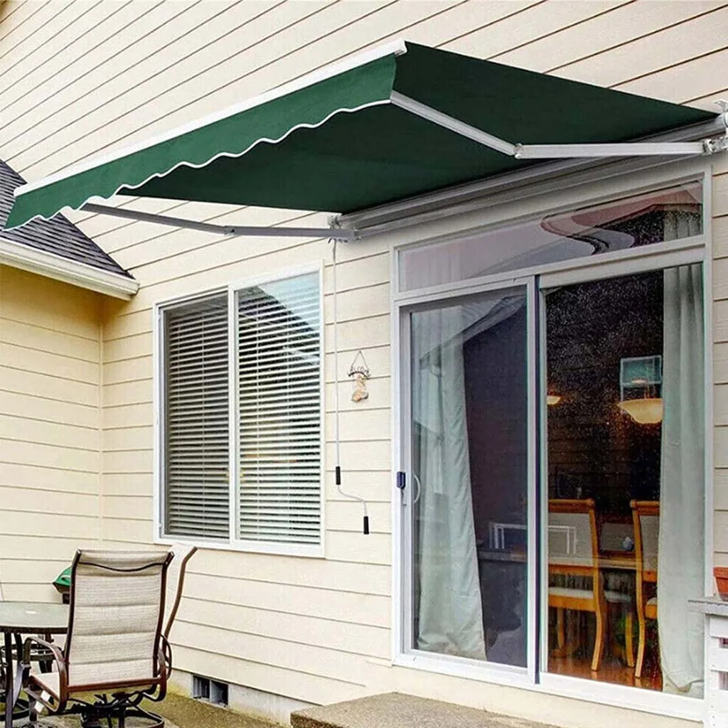 Manual Awning - Charcoal Diy Patio Awning - Buy Shed Entry Door Canopy ...