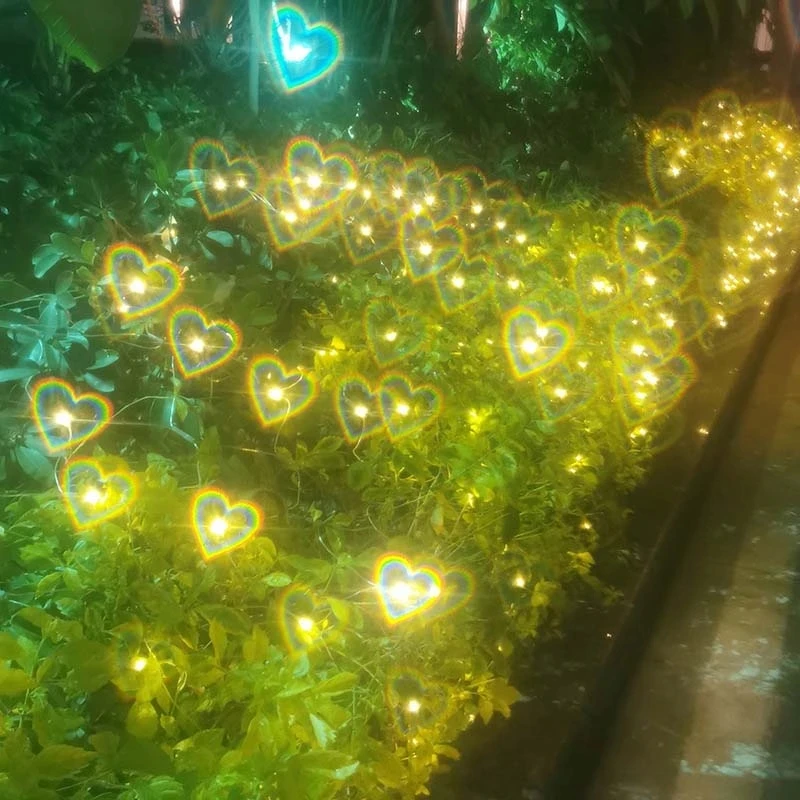 DIY Love Heart Diffraction Sheet - Fun for Parties & Weddings