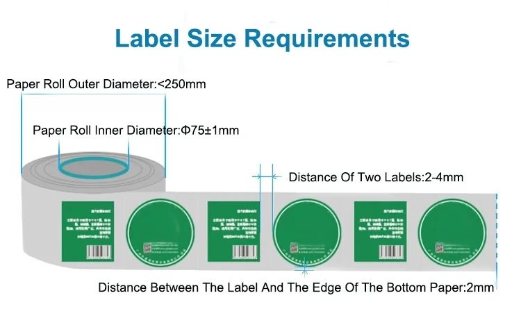 Automatic Labeling Printer Sticker Label Printing Machine Flat Top Side ...