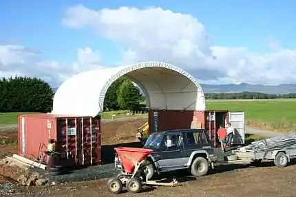 C3320 Container Tent 8m Cover Canopy Dome Storage Canopy
