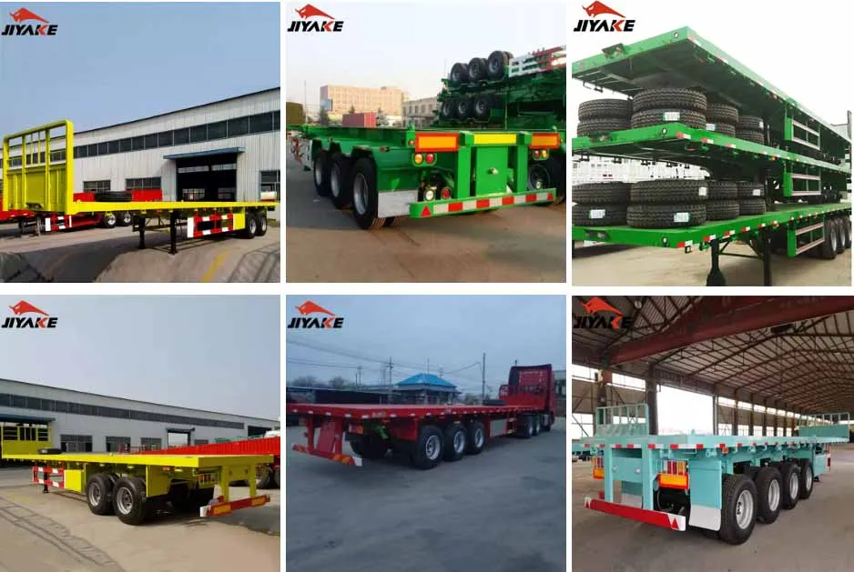 Cheap 12m 4 Axles Cimc Bike Semi Trailers - 30 Ton Capacity