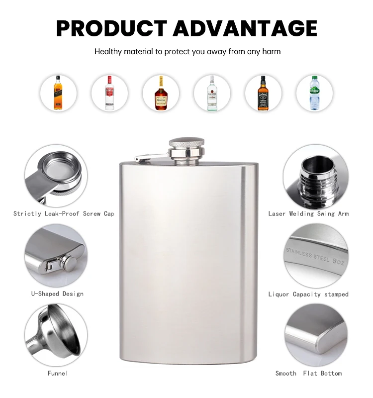 Stainless Steel 2023 Echo Portable Quantum 64oz Large Giant Bonus Hip ...