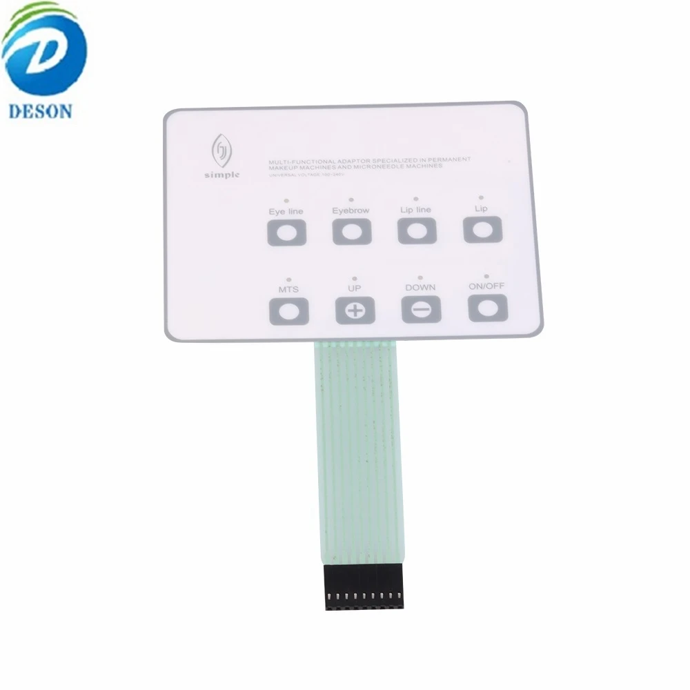 Deson Graphic Overlay Keypad Aminate Overlay Paper Led Back Light ...