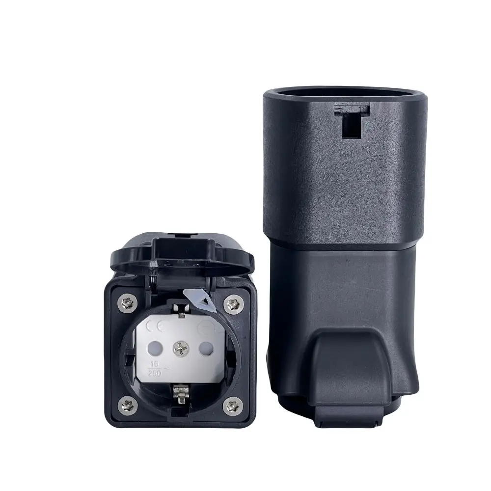 Adapter Type2 V2L socket with Schuko EV charger 16A 230V, China Adapter ...