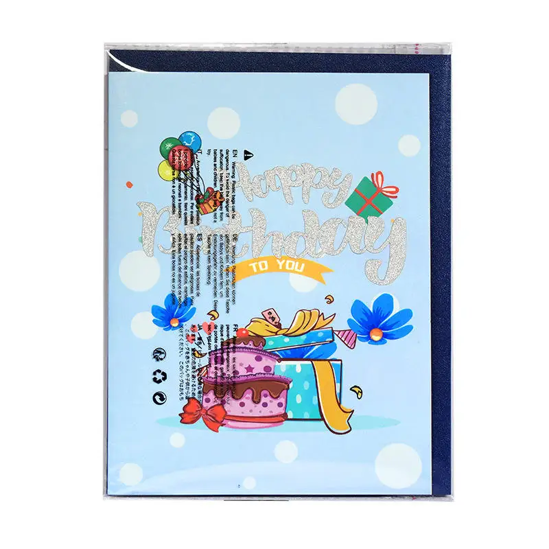 Happy Birthday Card for Girl Kids Wife Husband 3D Birthday Cake Pop-Up ...