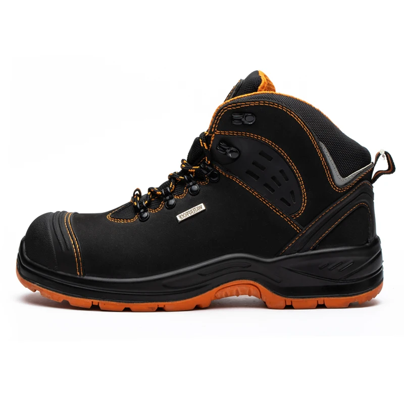 Genuine Leather Hiking Shoes - Heavy Duty Safety Boots