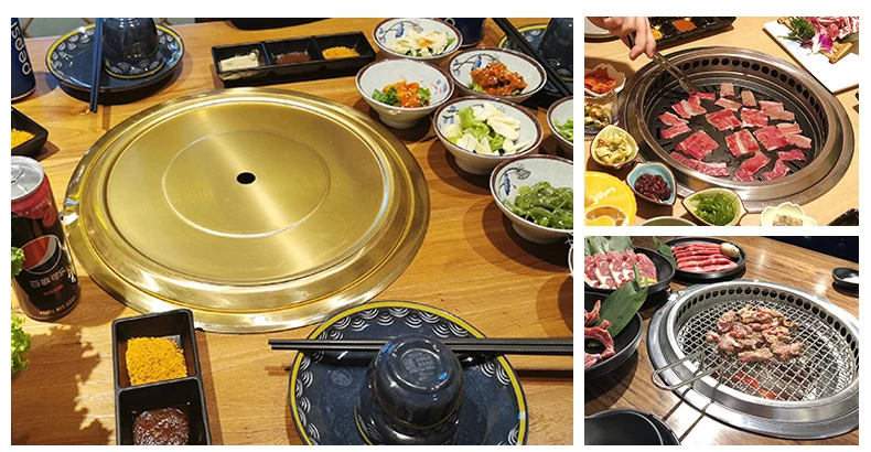 Pinnovo Japanese Round Barbeque Charcoal Grill - Yakiniku