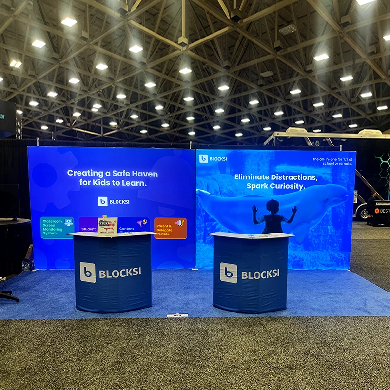 L Shape 4x4 Seg Modular Portable Exhibition Booth Trade Show Display ...