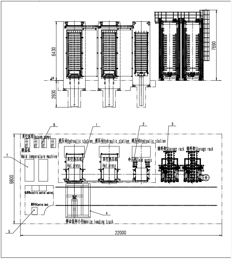 Factory Direct Sale Automatic Ccl Copper Clad Laminate Press Machine ...