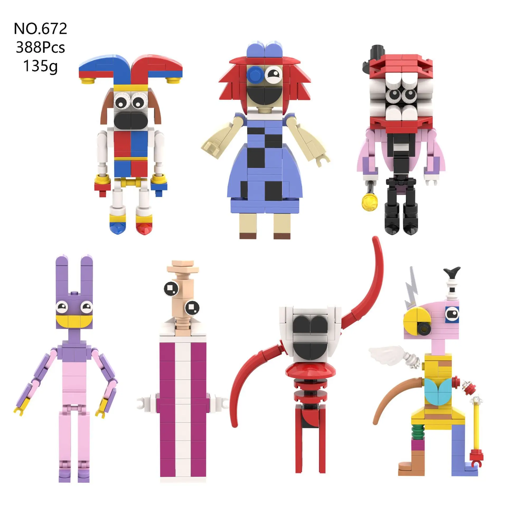 Amazing Digital Circus Jax Zooble Kaufmo Pomni Golink Small Particle ...