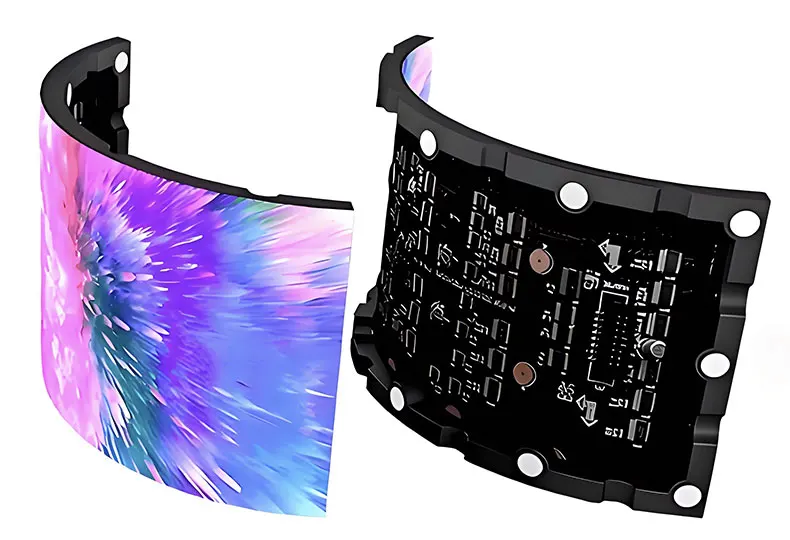 High Quality Flexible Folie Advertising Indoor LED Display Screen Panel ...