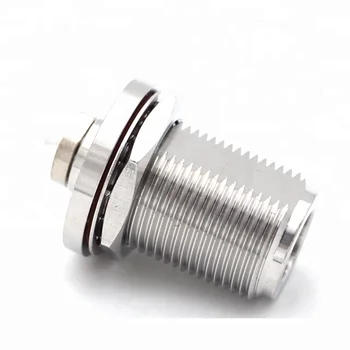 N Female Jack Connector Bulkhead Solder For Rg402 Magnetic Connector Rf ...