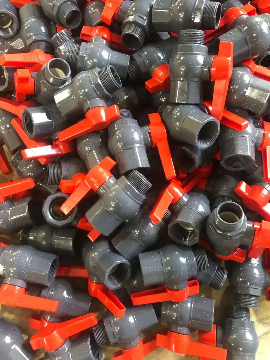 Quarter-turn Ball Valve Pvc Octagonal Ball Valve - Buy Manual Ball ...