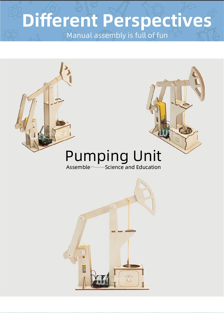 Factory Price Pumping Unit DIY Model Children'S Classroom Educational ...