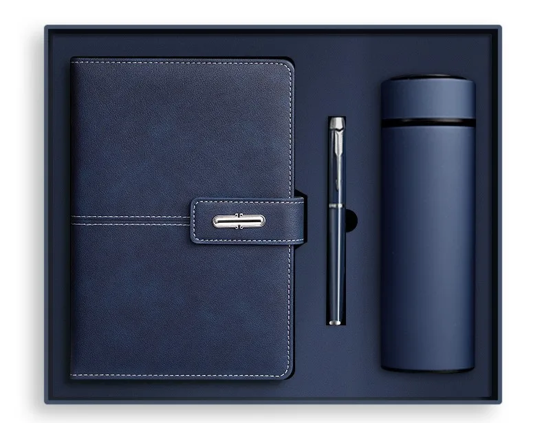 Customized PU Notebook Gift Box Set - Promotional Giveaway