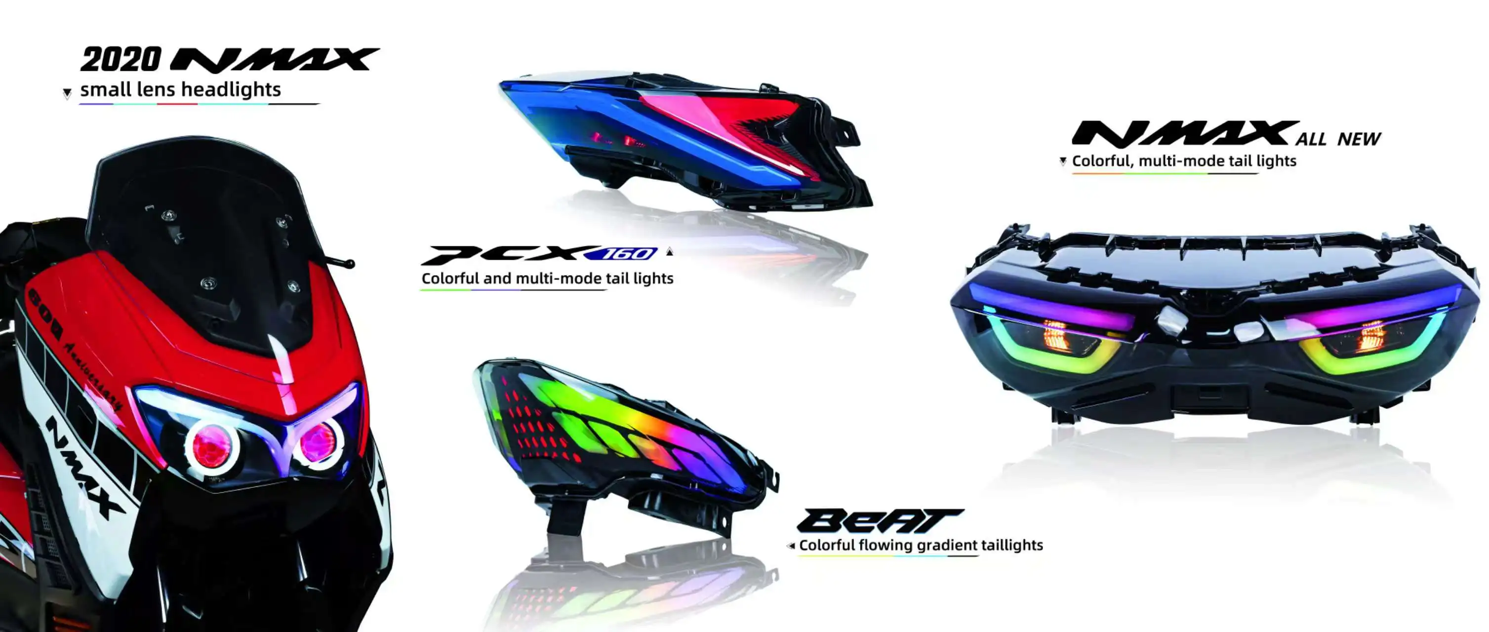 SHARK POWER OEM Motorcycle Headlight Assembly for YAMAHA NMAX V2