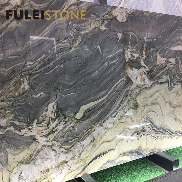 Fusion Blue Quartzite Slabs From Brazil| Alibaba.com