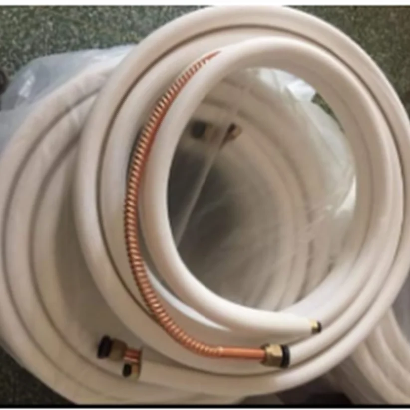 Flexible Insulated Corrugated Copper Pipe Thick Walled For R410a ...