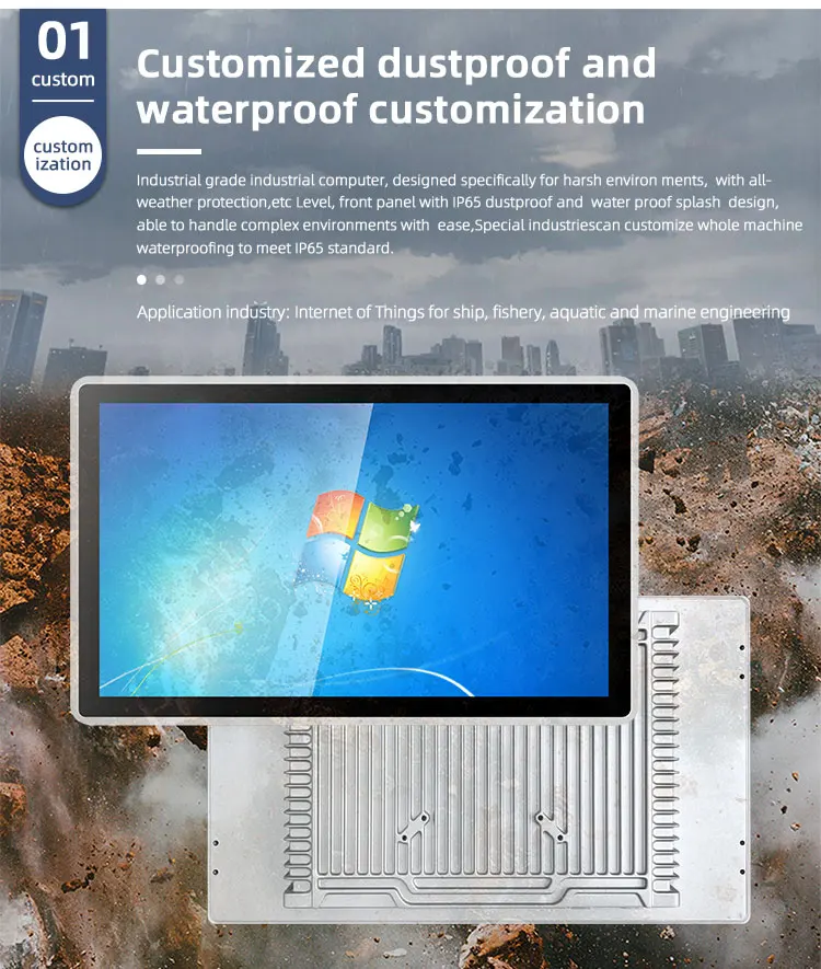 Industrial Panel Pcs with High Brightness & Capacitive Touch