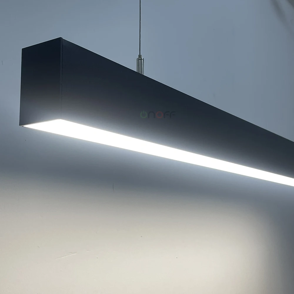Linear Straight Led Pendant Light Aluminum Linear Direct Light 1m 1.2m ...