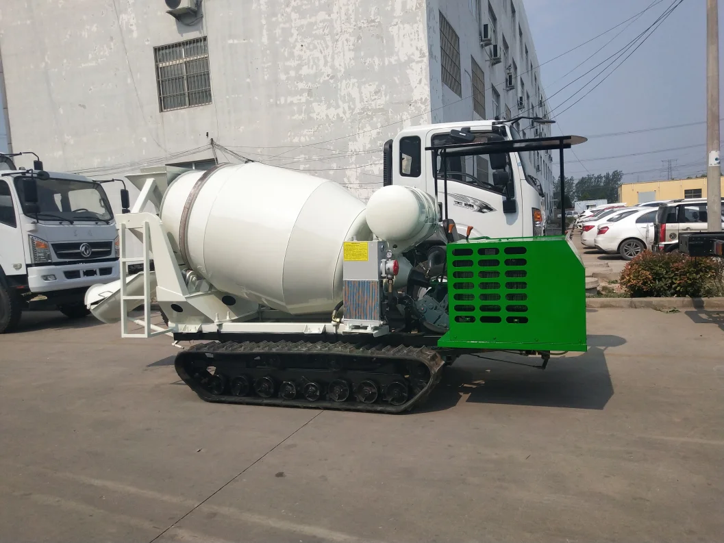 Small Concrete Mixer Truck - 3 Wheels Tricycle Cement Mixer Truck