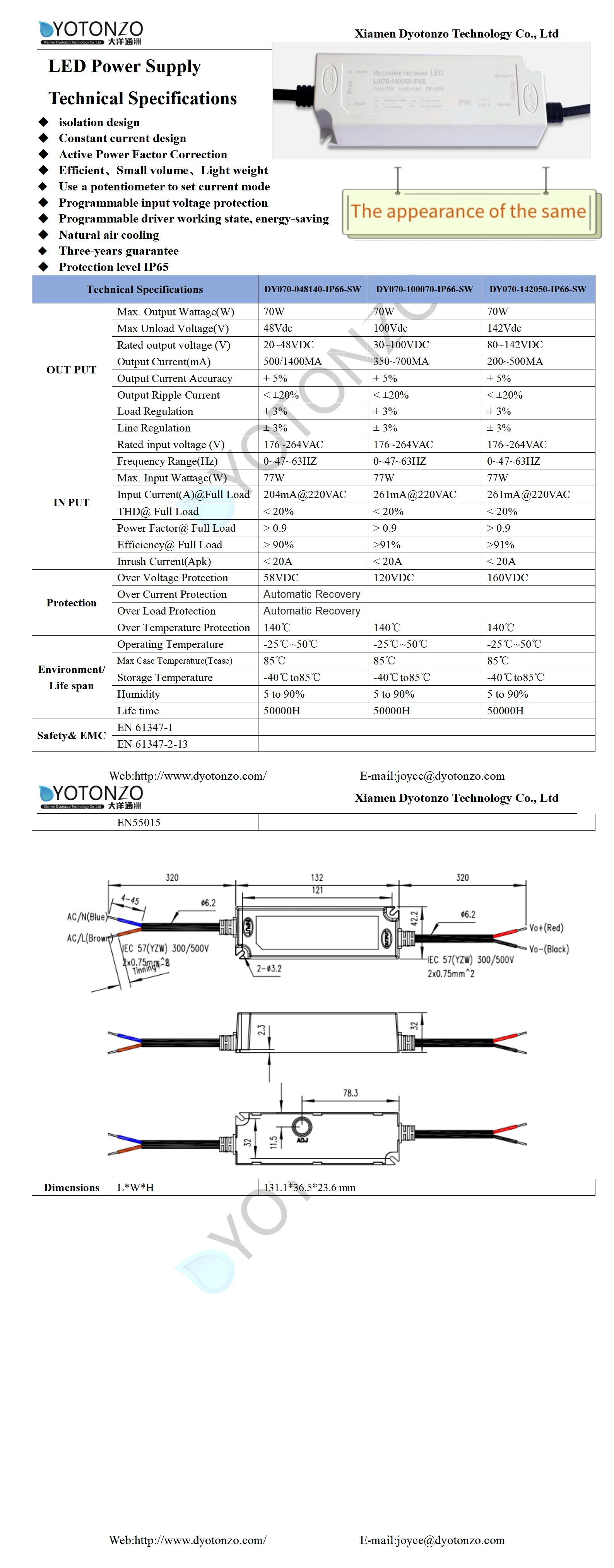 Mcu Program Control Adaptive Dimming 70w 120w 180w Ip66 Light Box Smps ...