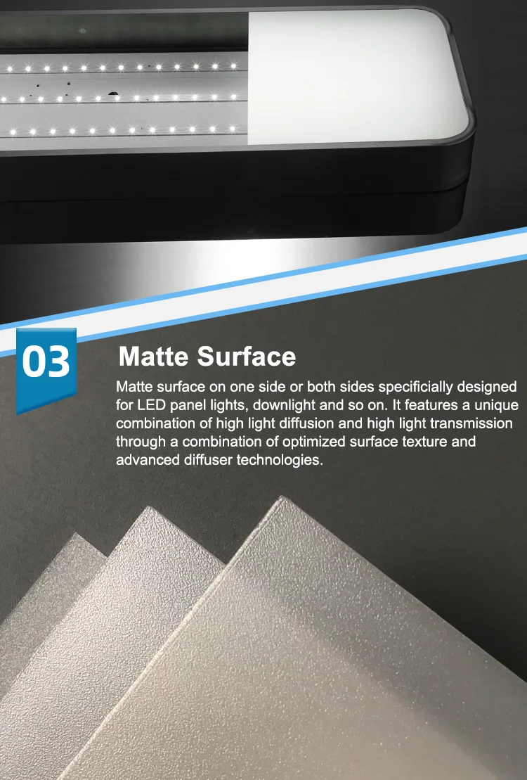 0.2mm-0.4mm Optcial Flexible Light Diffusion Sheet by J.K Optics