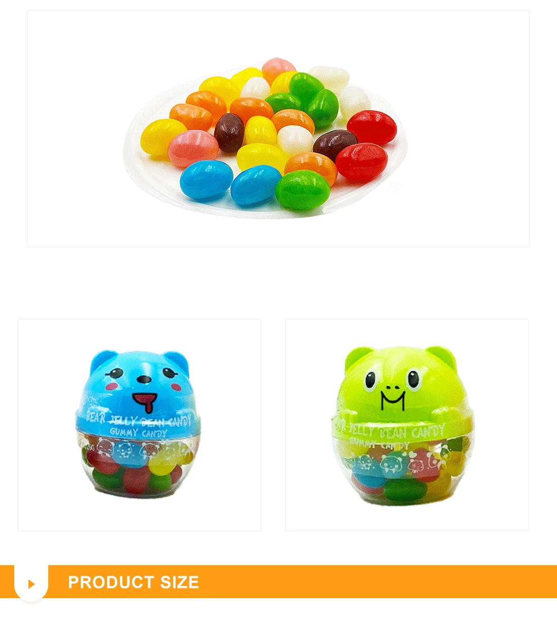 26 g crispy geely beans gummies jelly beans candies / soft candy jelly ...