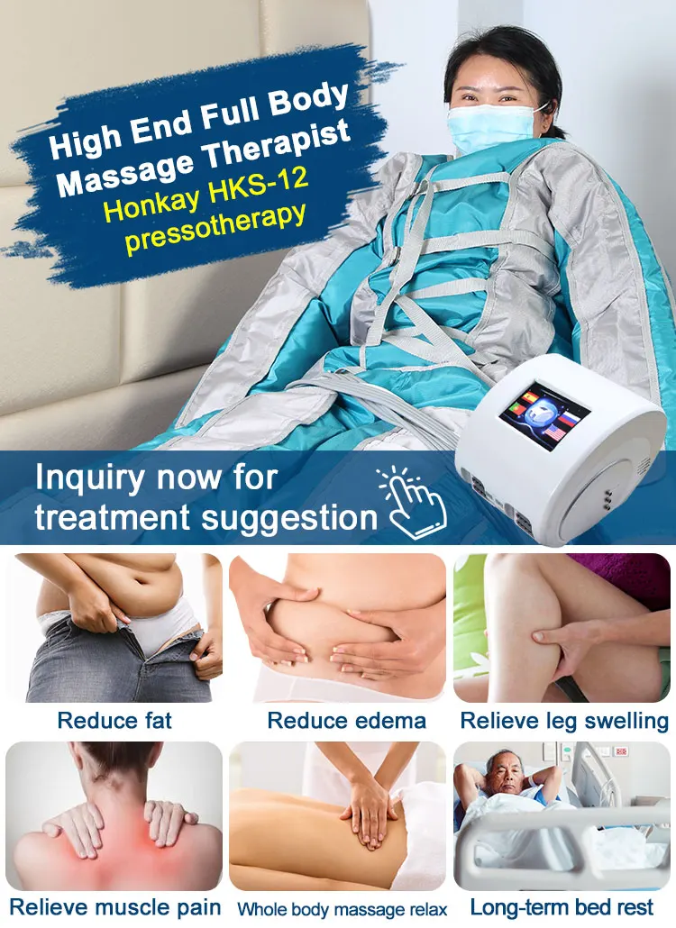 Lymphatic Drainage Machine Body Massage Sauna Blanket Suit 3 In 1 ...