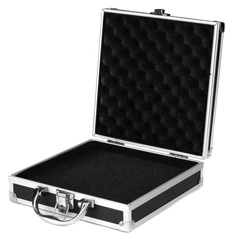 Portable New Toolbox Portable Aluminum Carry Case Tool Box Storage ...