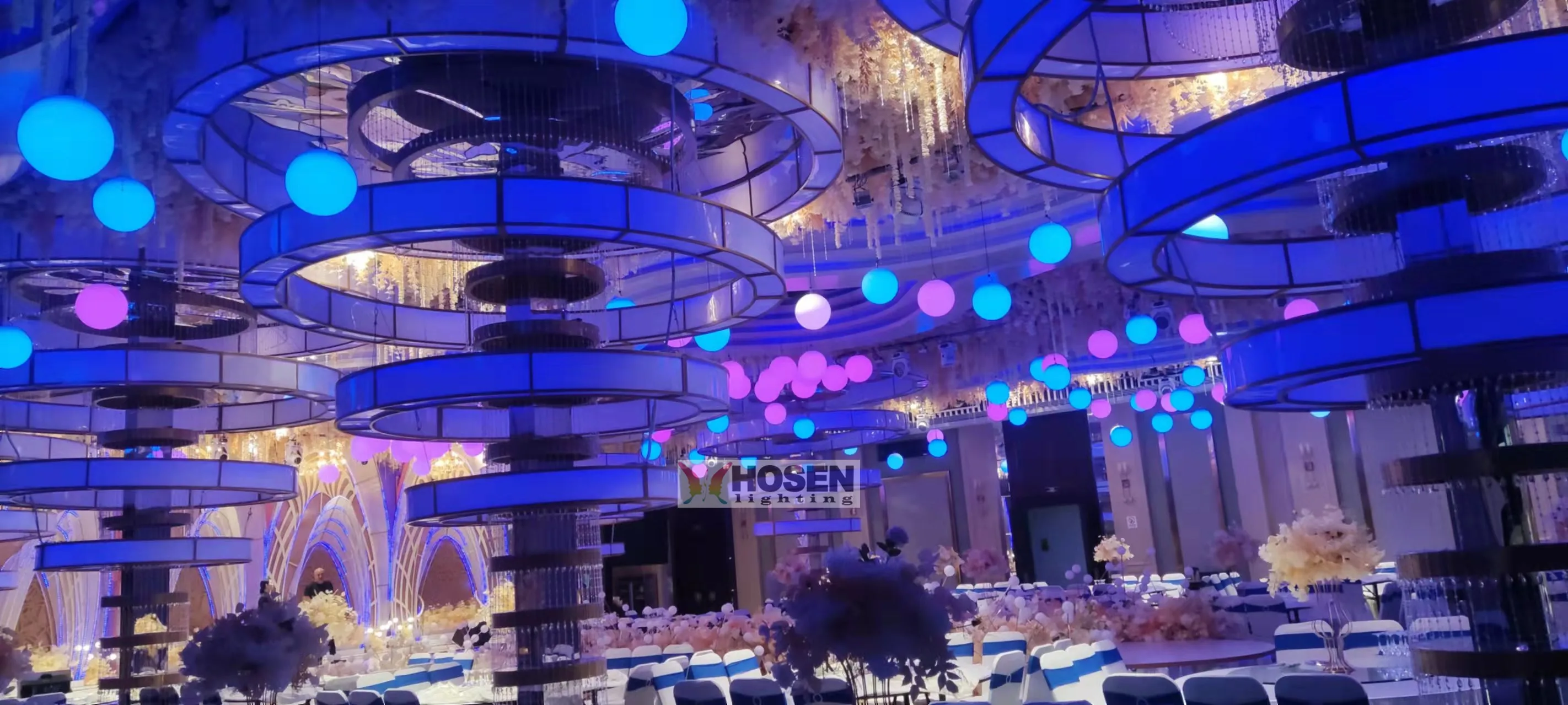 Heavy Lifting Beam Ring LED - Kinetic Light Up/down DMX RGB LED