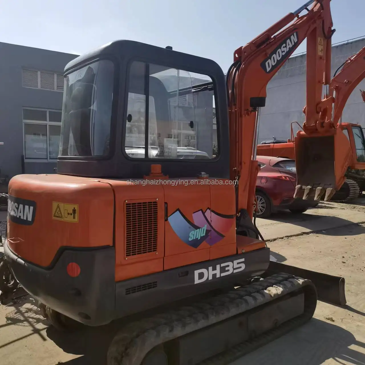 South Korea Doosan Mini Second-hand Excavator Doosan Dh35 3.5 Tons Mini Household Second-hand ...