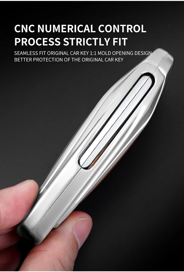 Car Logo Metal Leather Key Case Cover For Geely Coolray Atlas Boyue Nl3 ...