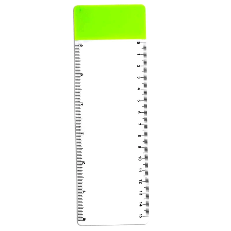 Plastic Clear Bookmark Pvc Page Ruler 3x Magnifying Glasses - Buy 3x ...