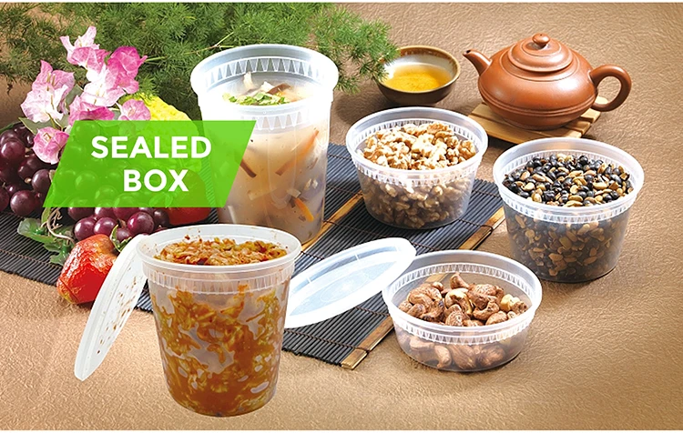 28oz Disposable Plastic Containers - Perfect for Packaging
