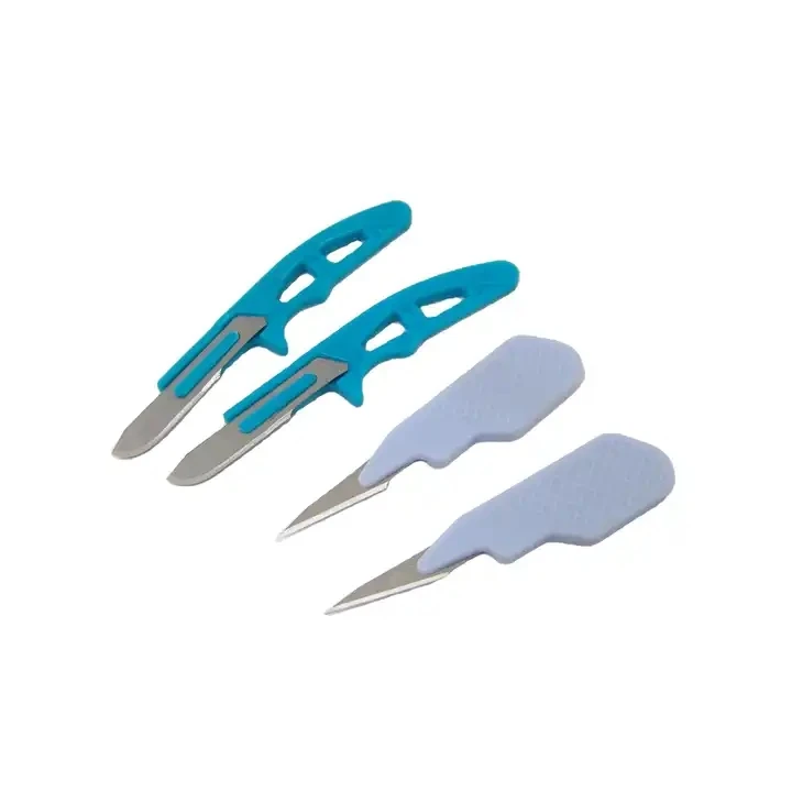 ORIENTMED Disposable Stainless Steel Surgical Scalpel with Plastic ...