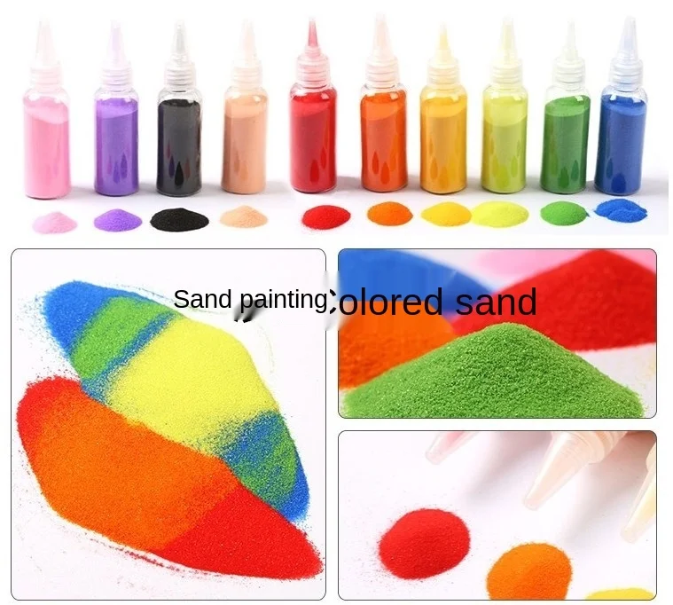 Color Quartz Sand - Eco-Friendly, Mixed Colored Sand