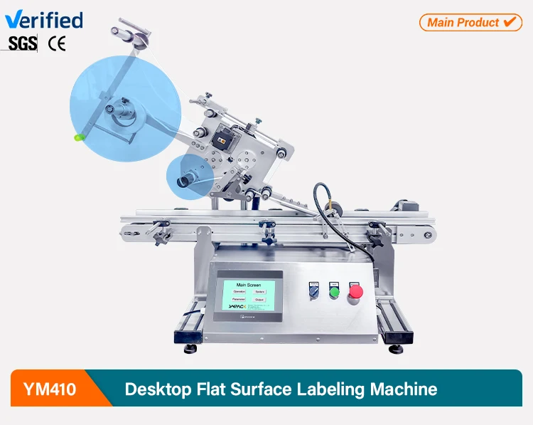 YIMU Packaging Carton Box Corner Warp Labeller - Automatic