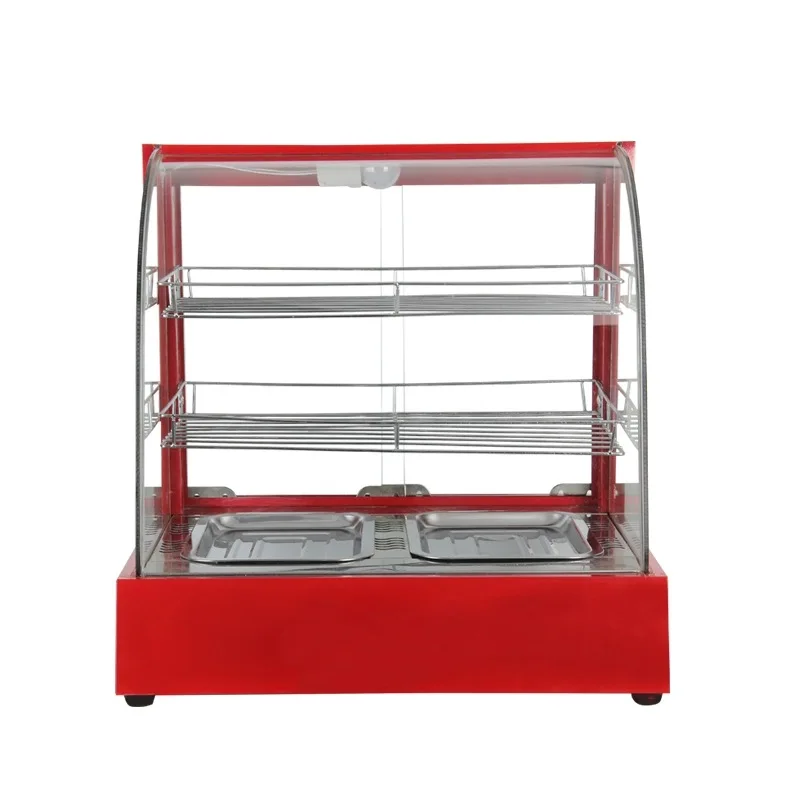 Commercial Electric Direct Fried Chicken Burger Insulation Display ...