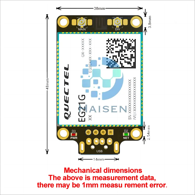 HAISEN QUECTEL EG21GGB USB Dongle - Reliable LTE Solutions