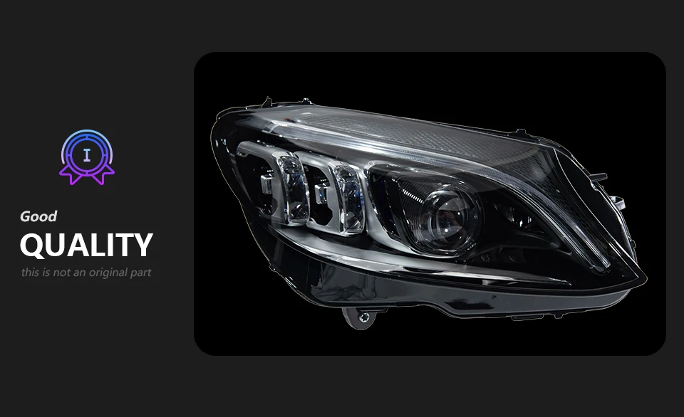 Upgrade Your Mercedes Benz W205 with LED Headlights