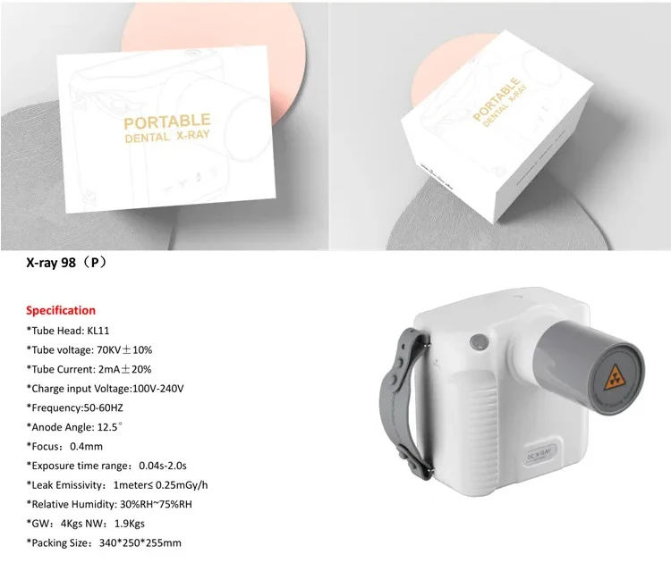 Ce 70kv Medical Digital Xray Sensor Device Oral X-ray Dental Equipments Radiography Camera ...