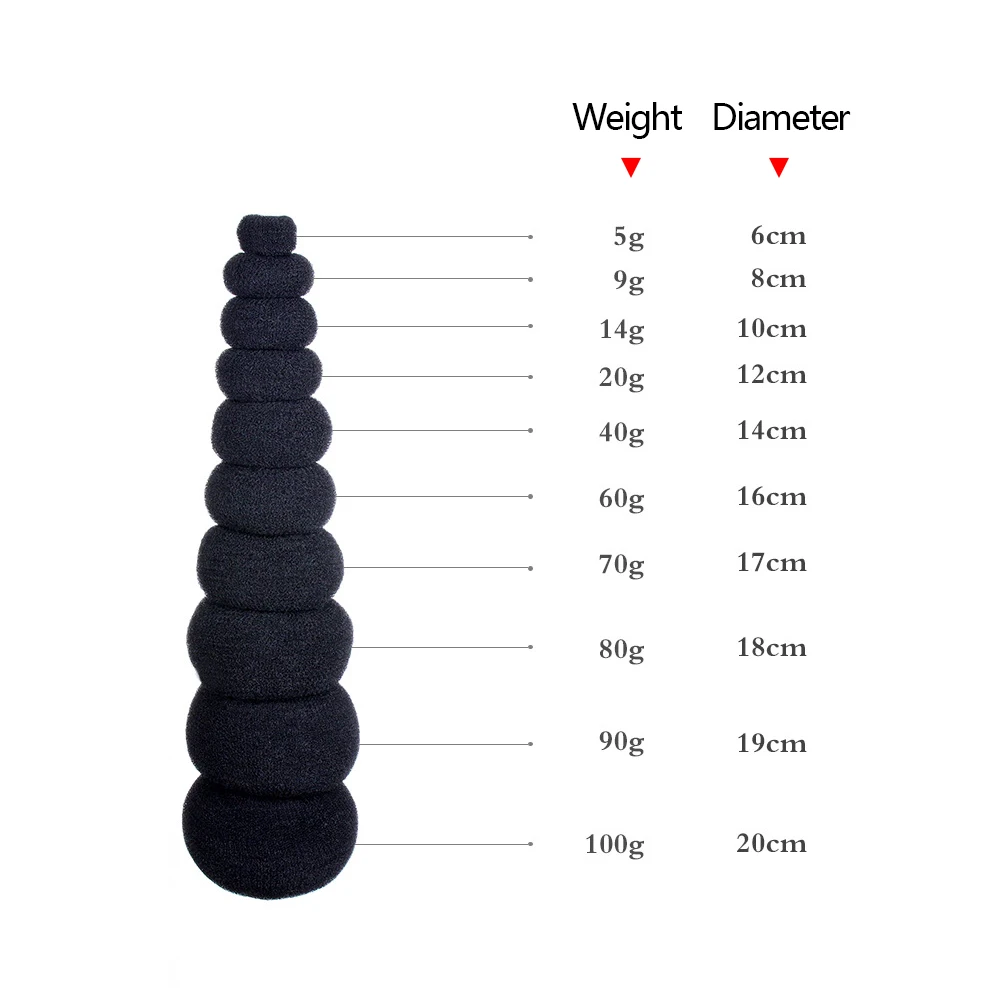 Alibaba.com: Doughnut Foam Sponge Hair Bun Maker in Different Sizes ...
