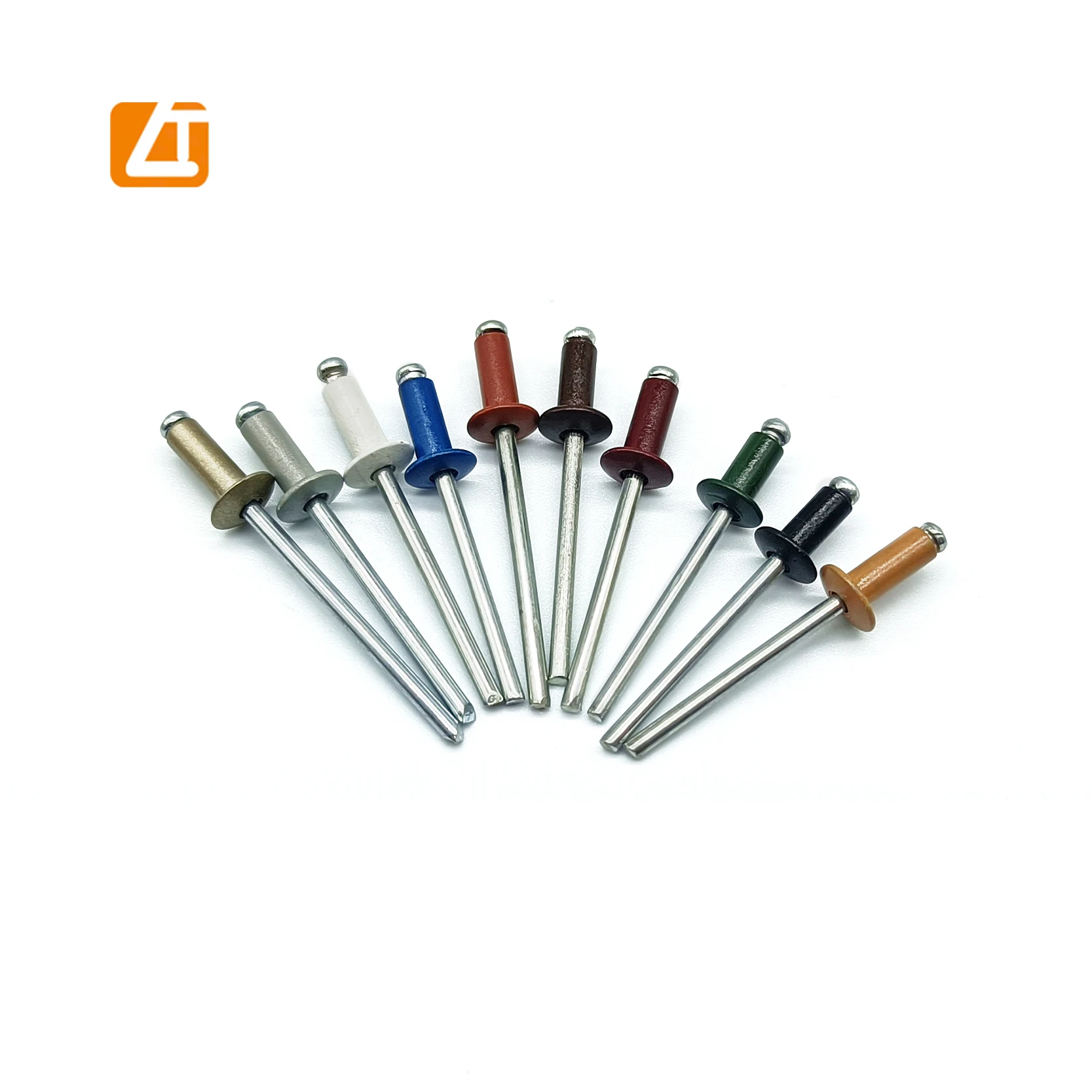 Customize Open Type Dome Head Color Painted Aluminum Steel Blind Rivets ...