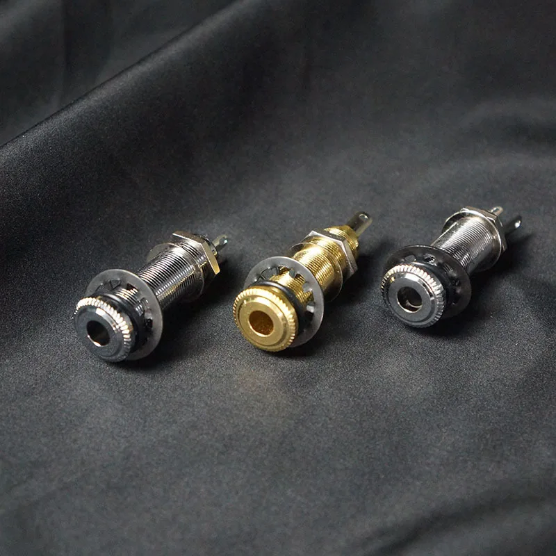 Guitar Jack Socket - 1/4" Threaded Cylinder Output Input